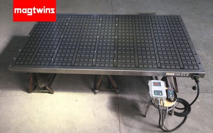 Standard Permanent Electromagnetic Milling Table - MAGTWINS-Pneumatic ...