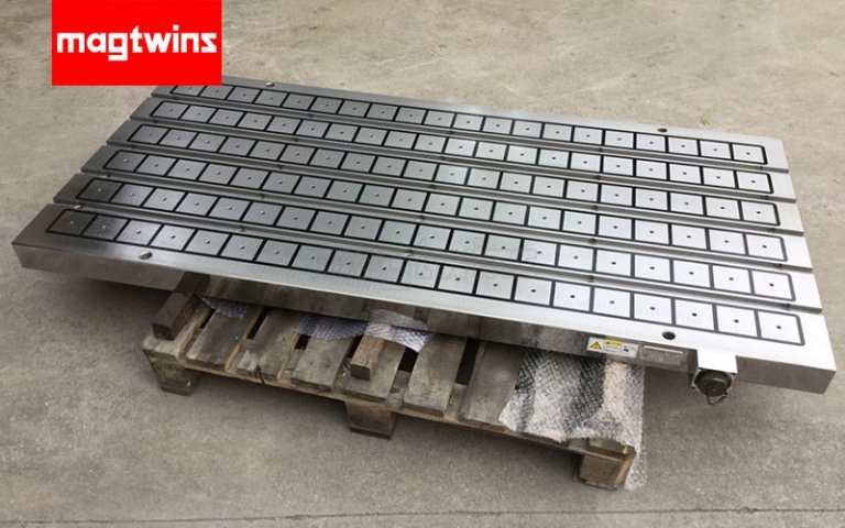 Standard Permanent Electromagnetic Milling Table - MAGTWINS-Pneumatic ...